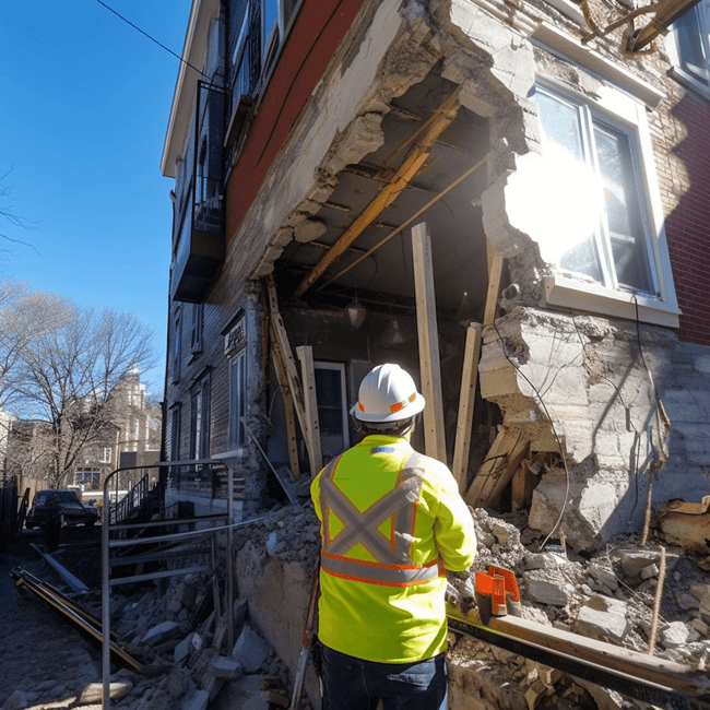 Inadequate construction technique | Future issues | Bearing wall ...