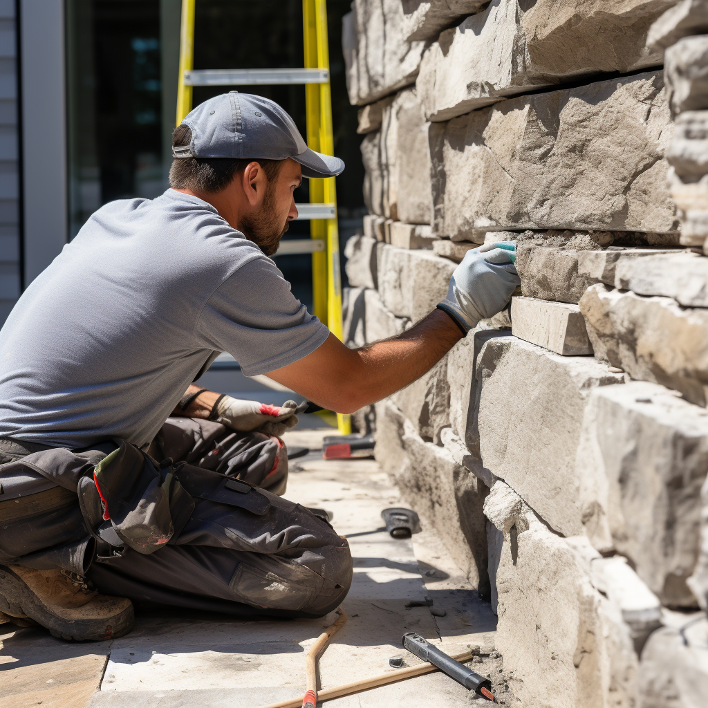 Maintenance practices | Stone joint after repair | Montreal, Laval ...